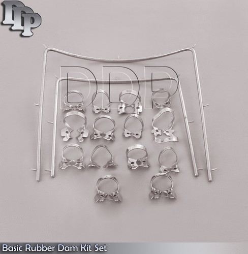 Basic Rubber Dam Kit 16 Pieces Set Dental Surgical Instruments | eBay
