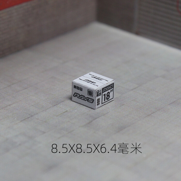 Diorama 1/64 Boxes Model Various Boxes Warehouse Scene Display Props ...