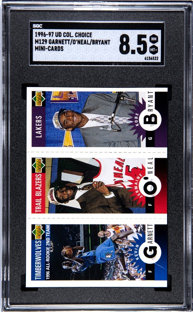 1996-97 Upper Deck Choice Mini KOBE BRYANT/KEVIN GARNETT RC SGC 8.5 | eBay