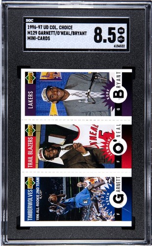 1996-97 Upper Deck Choice Mini KOBE BRYANT/KEVIN GARNETT RC SGC 8.5 | eBay