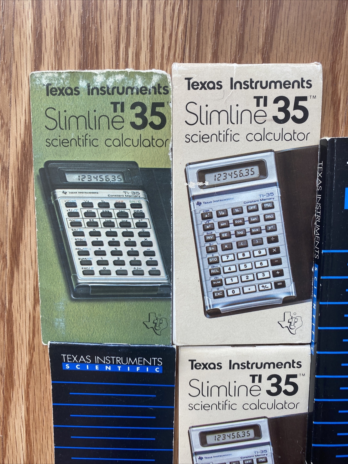 LOT TI 35 2 Plus Calculator VTG Guidebook Manual Slimline Scientific ...