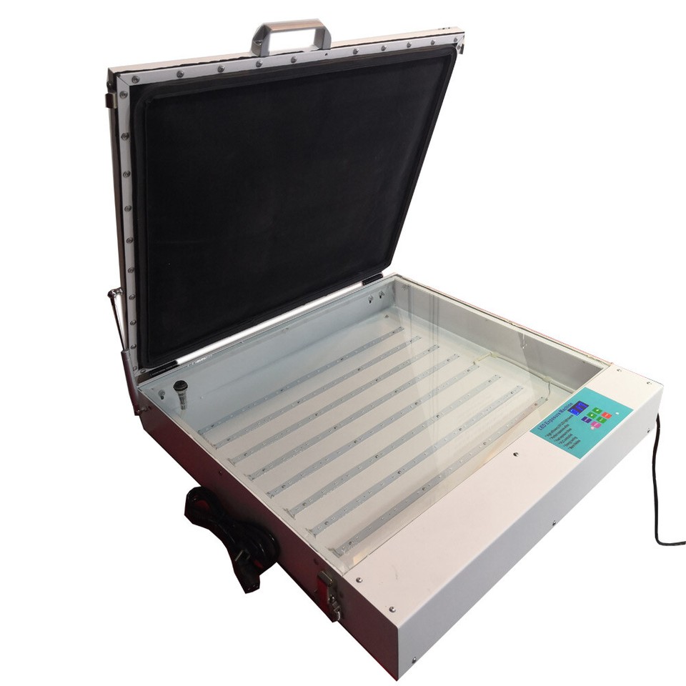 USA-20" x 24" 80W Vacuum LED UV Exposure Unit Precise Silk Screen ...