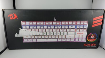 Red Dragon White RGB Kumara K552 Mechanical Backlit Keyboard Red ...