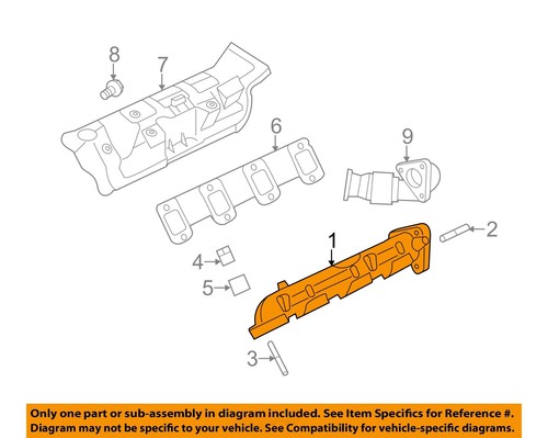 FORD OEM 15-19 F-250 Super Duty Exhaust Manifold-Manifold FC3Z9430B | eBay