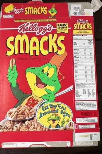 1994 Kellogg’s Smacks Cereal - Cat Trap Trail Adventure with Dig’em ...