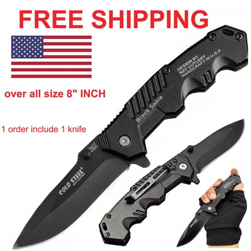 Pocket Knife Tactical Spring open Assist Knife Folding Knife | eBay