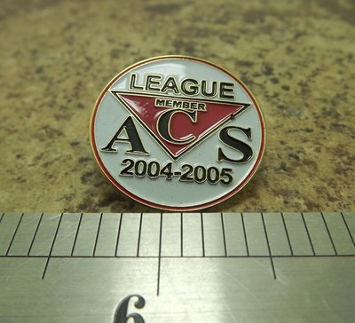 Vintage Pin ACS League Member 2004-05 Rixstine Trophy Brass Enameled ...