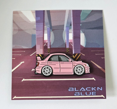 BlackN Blue: '02 Subaru WRX STI Limited Edition Enamel Pin #7/50 | eBay