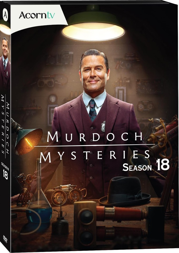 Murdoch Mysteries: Season 18 (DVD) Yannick Bisson Helene Joy Jonny ...