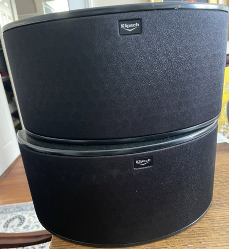 Pair Of Klipsch Icon VS14 Surround Black Speakers | eBay