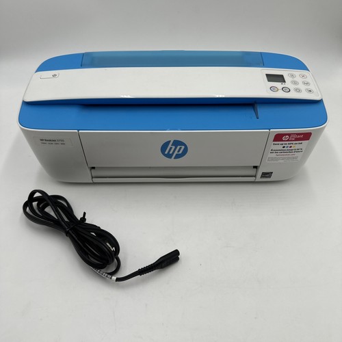 HP DeskJet 3755 All In One Inkjet Printer Print Scan Copy Web - Tested ...