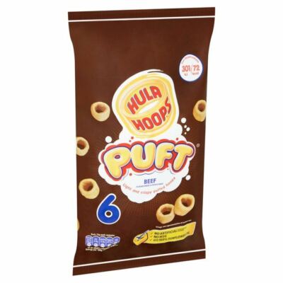 Hula Hoops Puft Beef 15g x - 6 per pack (0.2lbs) | eBay