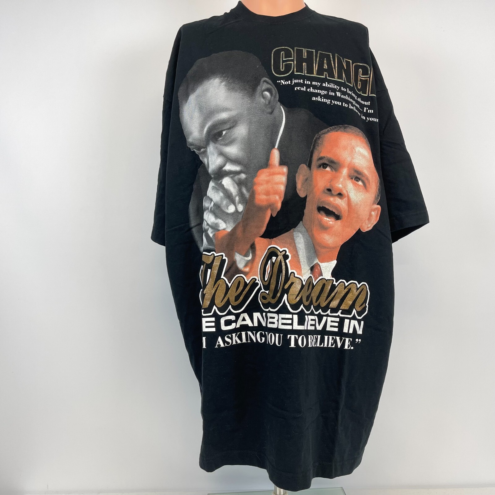 Barack Obama Yes We Can Speech T Shirt Martin Luther King Jr The Dream ...