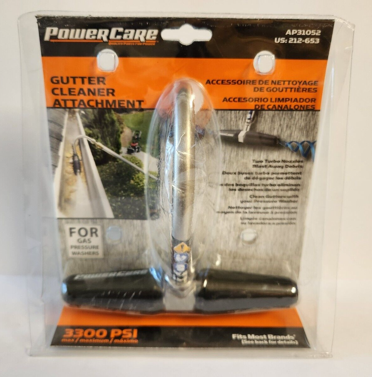 Power Care Gutter Cleaner Attachment AP31052 For Gas Pressure Washers ...