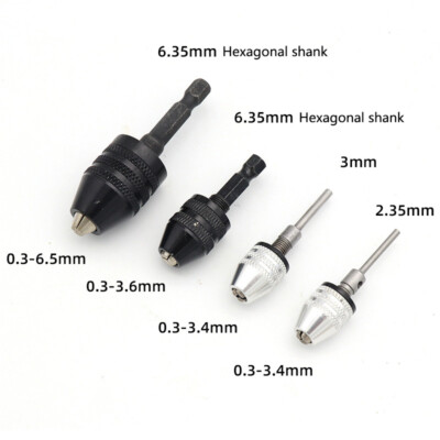 Multi Keyless Drill Chuck Quick Change Adapter Shank For Dremel ...