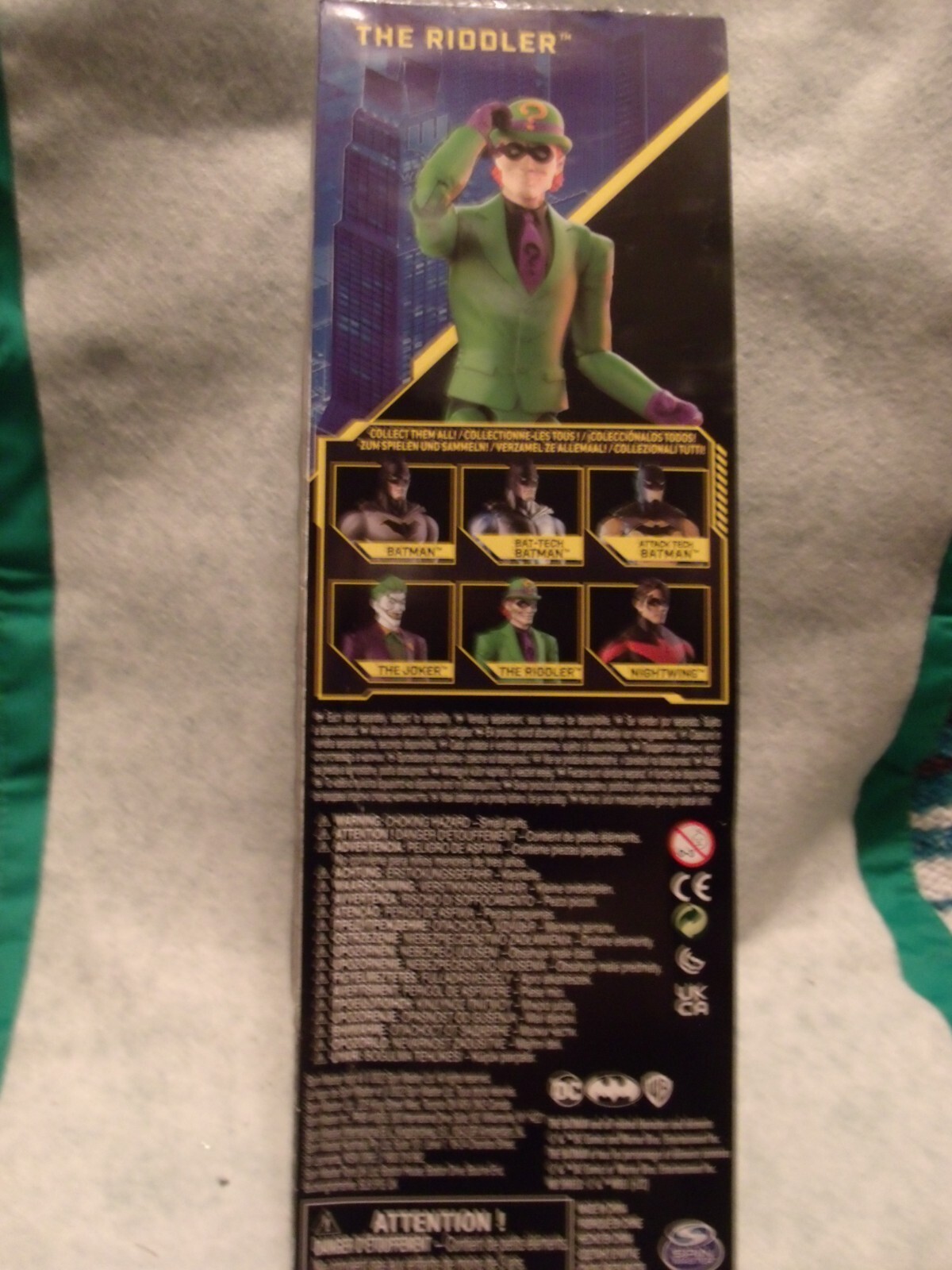 The Riddler, Action Figure: 12-inch tall, BNIB | eBay