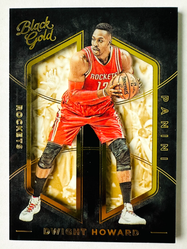 2015-16 Panini Black Gold Dwight Howard Shadow Box Card #69 Rockets ...
