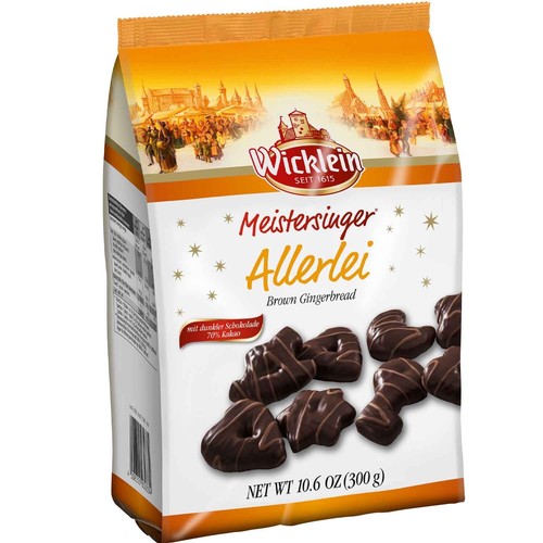 Wicklein Nürnberger gingerbread cookies in DARK chocolate 300g FREE ...