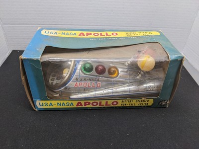 SPACE SHIP 1960s USA NASA Apollo Modern Toys Tin Toy Battery 60s A11 | eBay