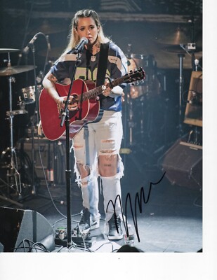 MORGAN WADE SIGNED PERFORMING WITH RED GUITAR 8X10 | eBay