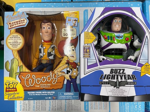 Pixar TOY STORY Buzz Lightyear Signature Collection Woody NIB ...