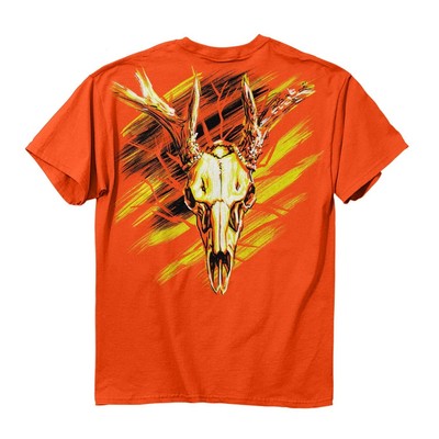 Buck Wear Hunting T-Shirt - High Visability Blaze Orange Hi Viz ...