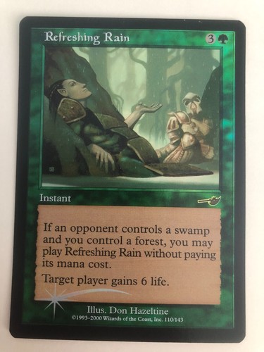 MTG 1x Refreshing Rain - Nemesis (FOIL) NM Magic The Gathering- 417 | eBay