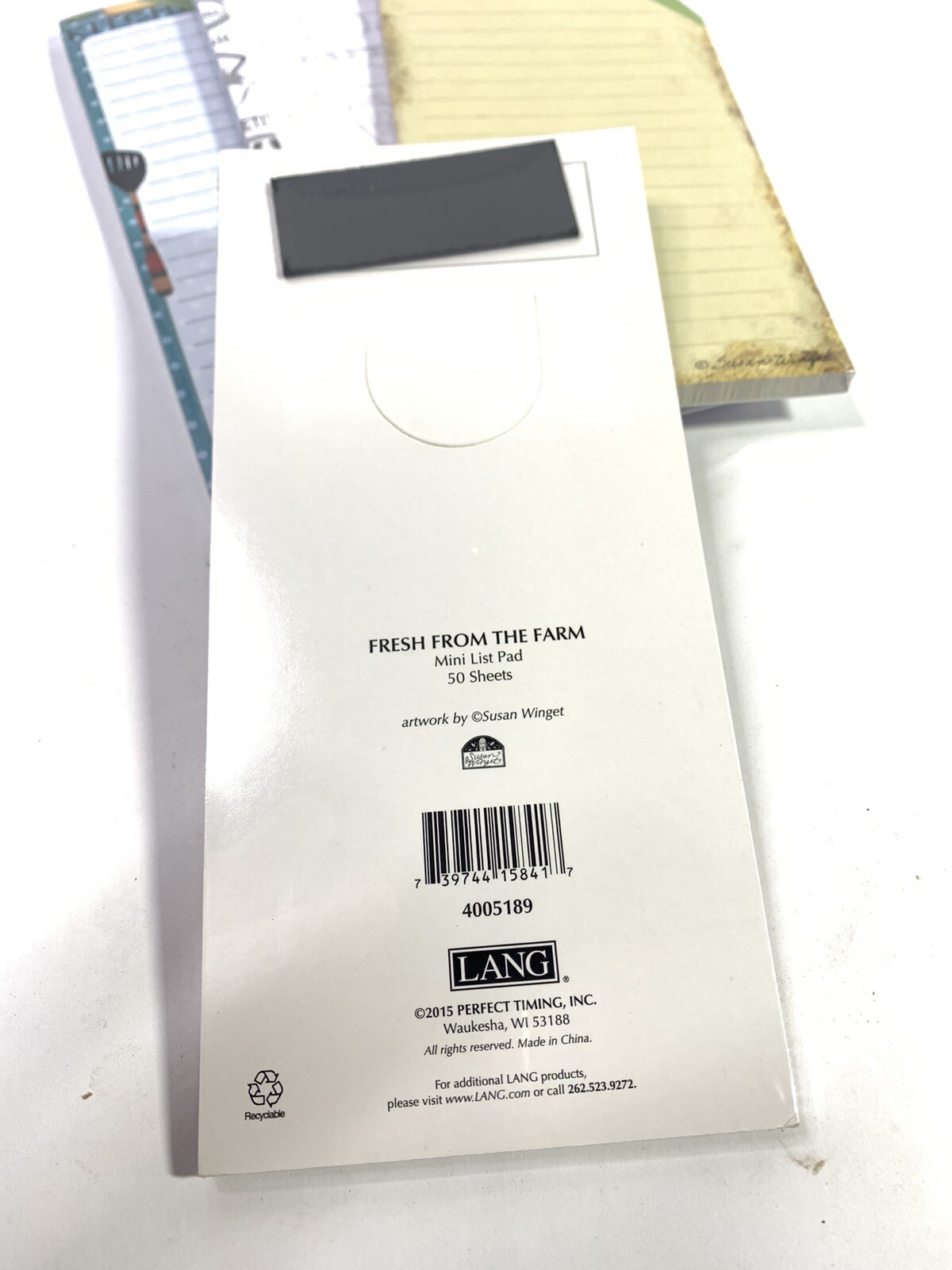 5-Custom Assortment Lang Magnetic 50 Sheet Mini List Grocery Note To Do ...