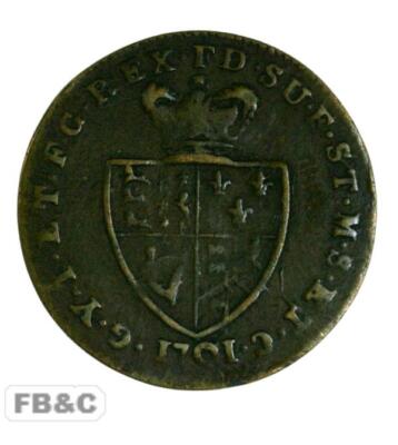 1701 George III Spade Guinea Counter Token - George Iliffe & Frederick ...