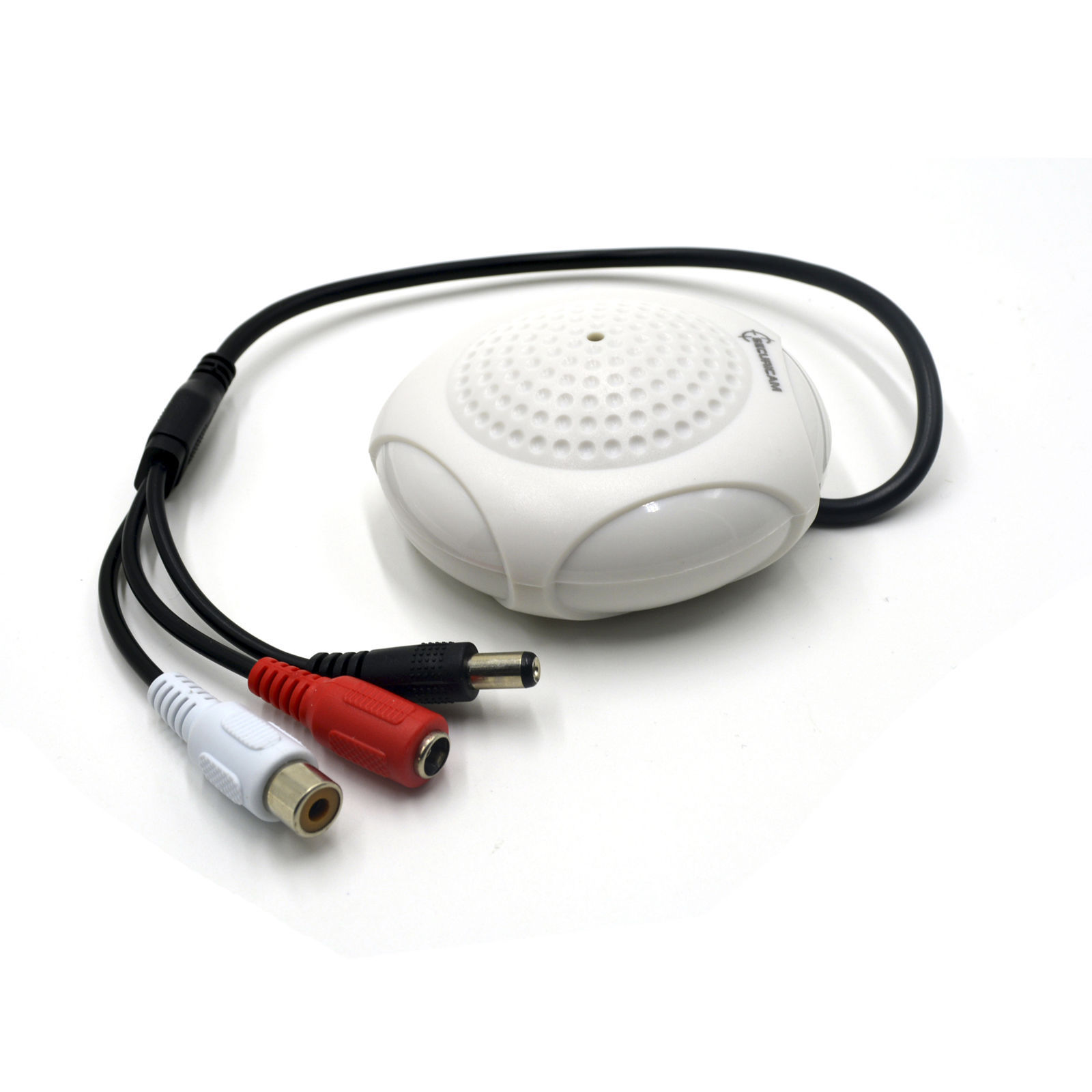 CCTV MICROPHONE FOR SECURITY CAMERA DVR SOUND AUDIO RECORDING + CABLE ...