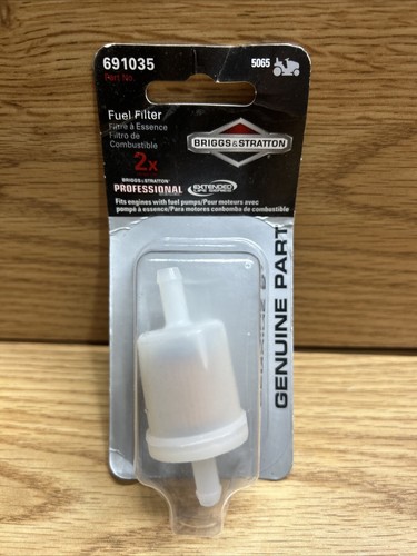Genuine Briggs & Stratton 5065 #691035 Fuel Filter 40 Micron | eBay