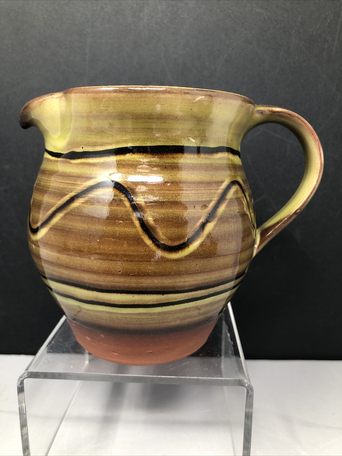 DAVID LEACH (1911-2005) studio pottery Earthenware Milk Jug Glaze LD ...