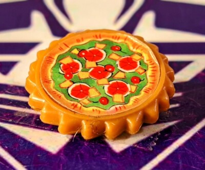 TMNT STORAGE SHELL LEONARDO PIZZA ACCESSORY 1991 PLAYMATES NINJA ...