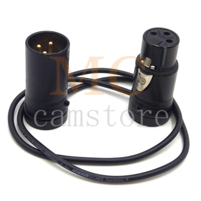 Low-Profile NEUTRIK XLR 3pin male to 3pin female , Use SOMMER SOD-14 ...