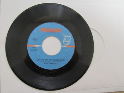 Old 45 RPM Record - Philips ;40574 - Paul Mauriat - Chitty Chitty Bang ...
