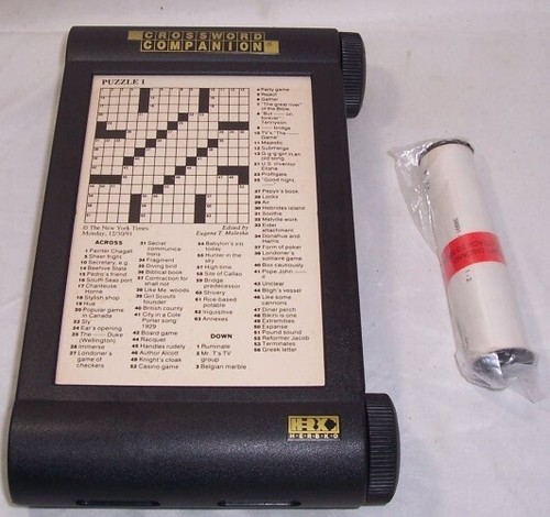 Crosswords Roll - A - Puzzle System Crossword Companion Herbko & 1 ...