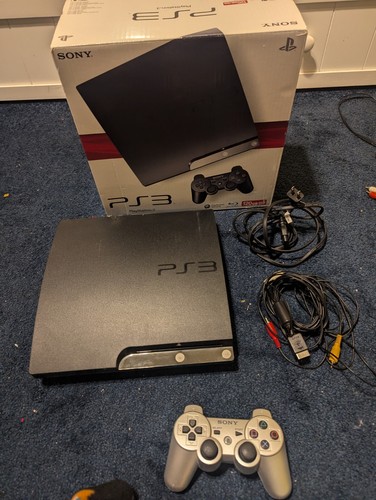 PlayStation Sony PS3 CECH-2000A Charcoal Black 120 GB Working With Box ...