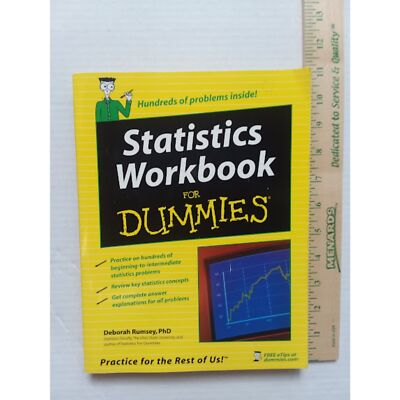 Statistics Workbook for Dummies By Deborah Rumsey PhD | eBay