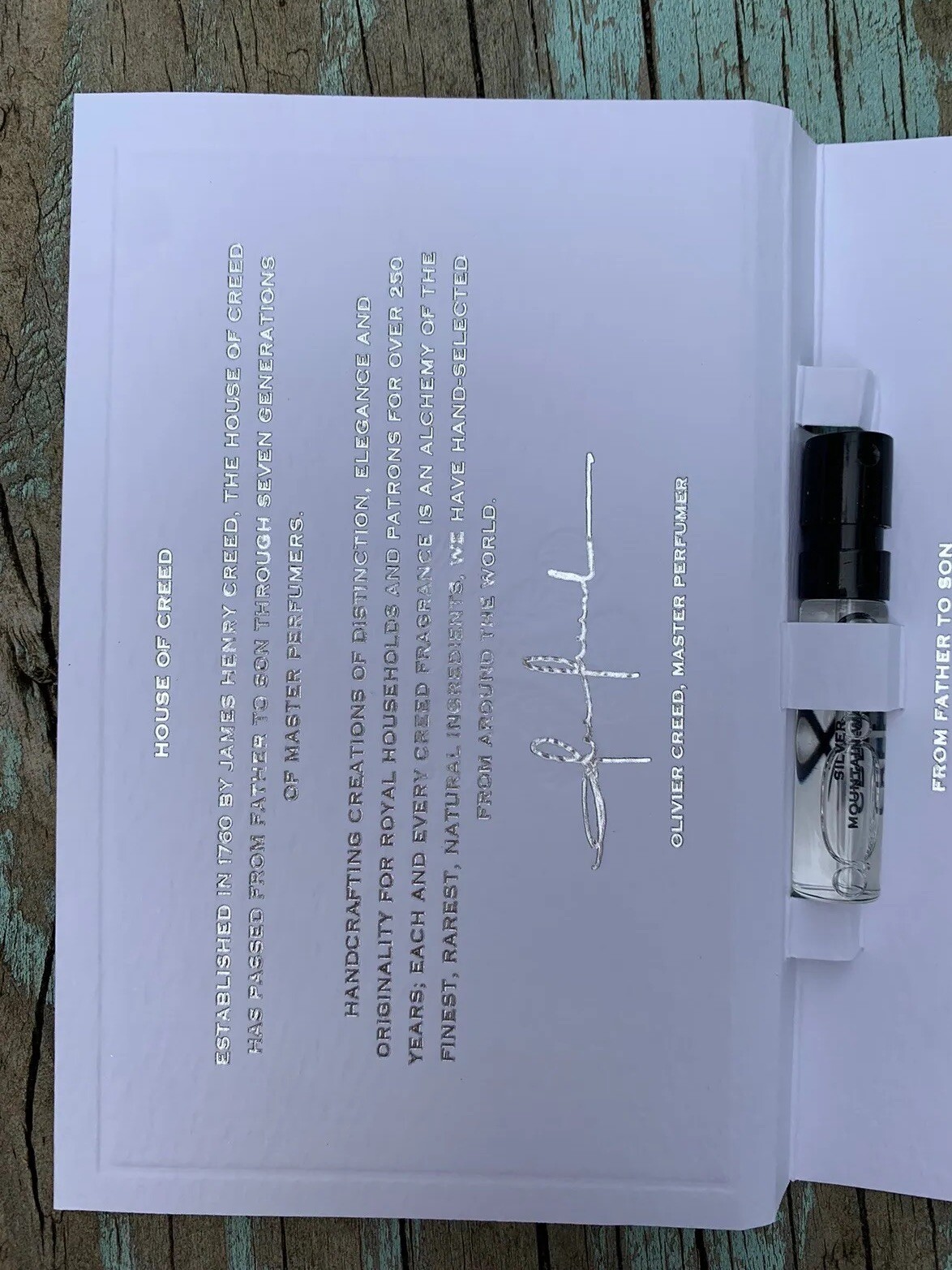 Silver Mountain Water by Creed 2ml Vial Spray New Factory Sealed | eBay