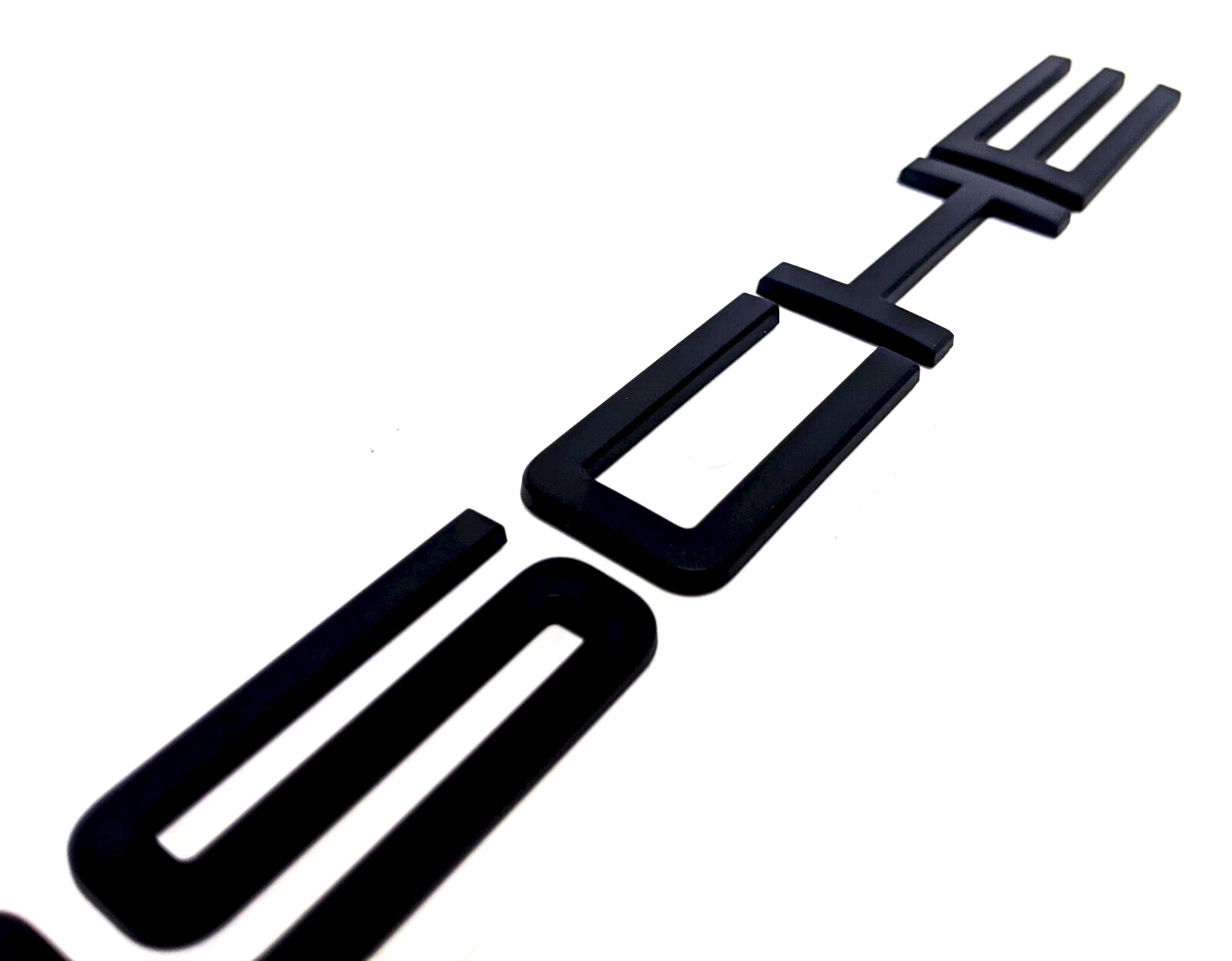 Porsche Script Logo Rear Badge Matt Black 99155923590 Genuine Porsche ...