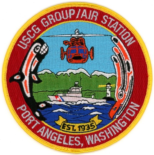 US Coast Guard Patch: Coast Guard Air Station Port Angeles, Washington ...