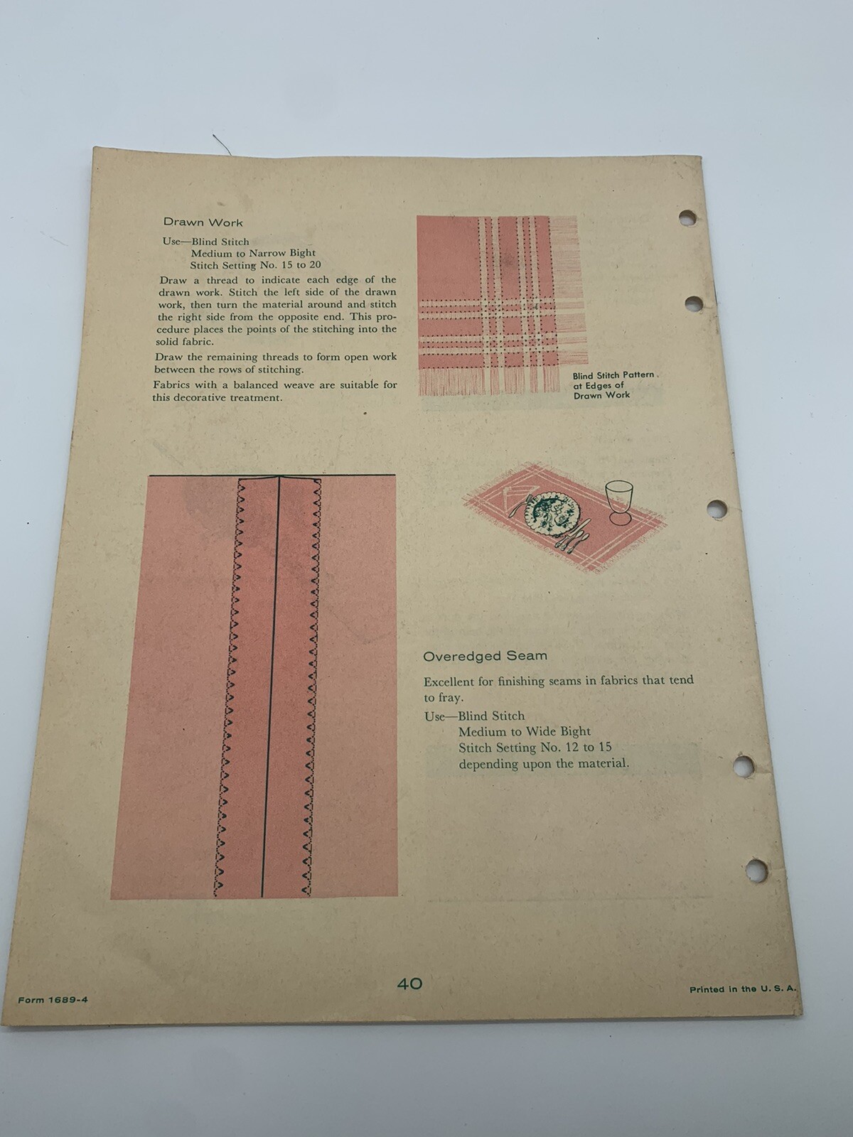 1958 & 1960 Lot Of 5 Singer sewing machine student Manuel’s Booklets ...