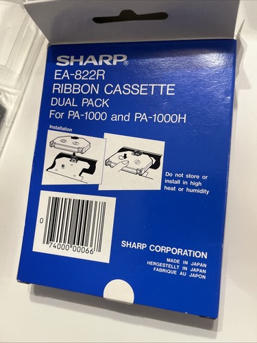 SHARP TYPEWRITER RIBBONS EA-822R FOR PA-1000 & PA-1000H | eBay