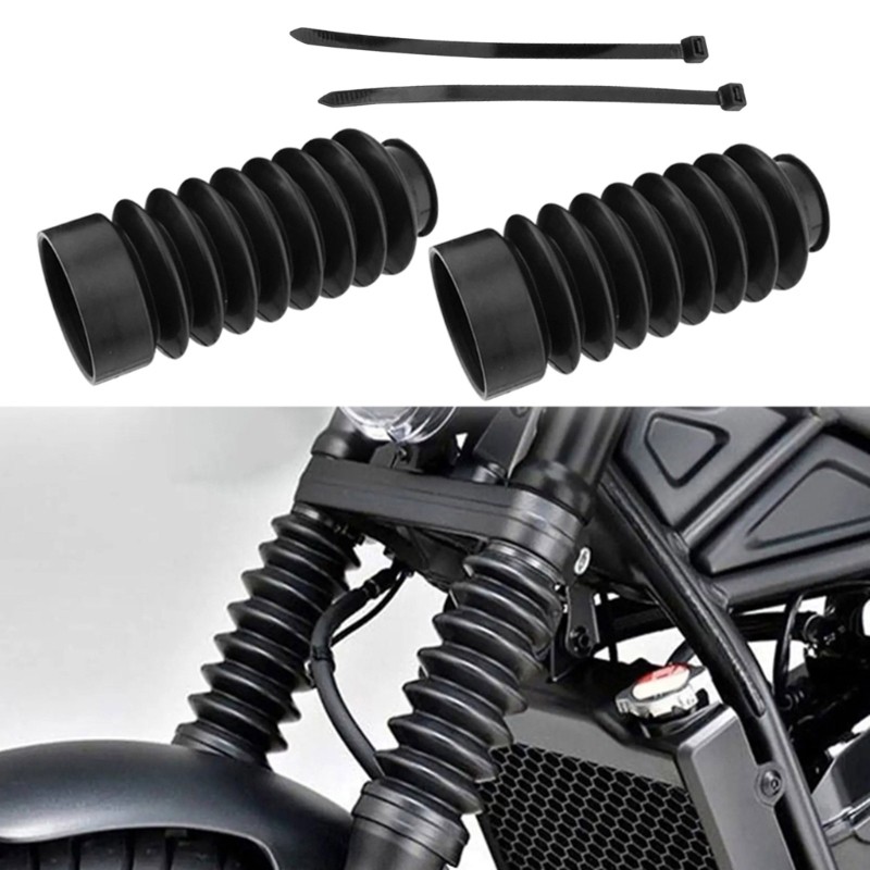 Easy Install Front Fork Rubber Boots Motorcycle Fork Gaiters for CMX ...