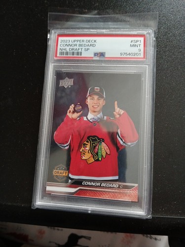 2023-24 Upper Deck Series 1 Connor Bedard Sp-1 PSA 9 Rookie Card ...