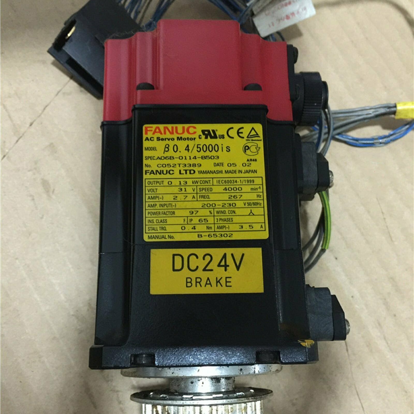 One Used Fanuc A06B-0114-B503 Servo Motor Tested Free shipping#LJ | eBay