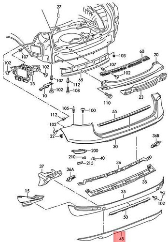 Genuine VW Touareg 7P5 Insert 7P68074829B9 | eBay