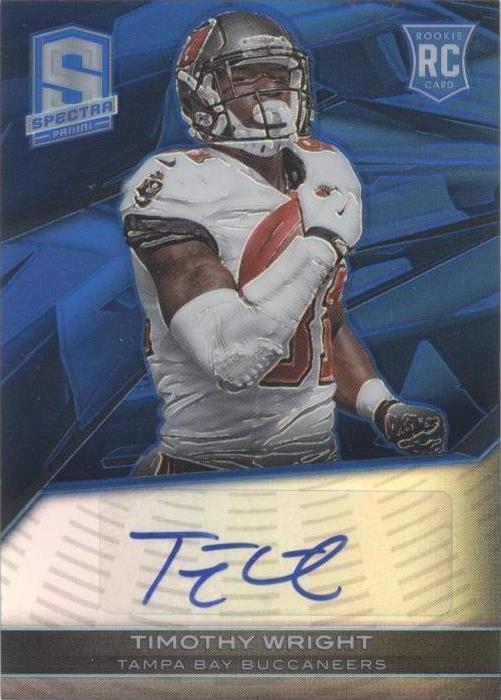 2013 Panini Spectra - Rookie Autographs Timothy Wright #105 Blue /99 ...
