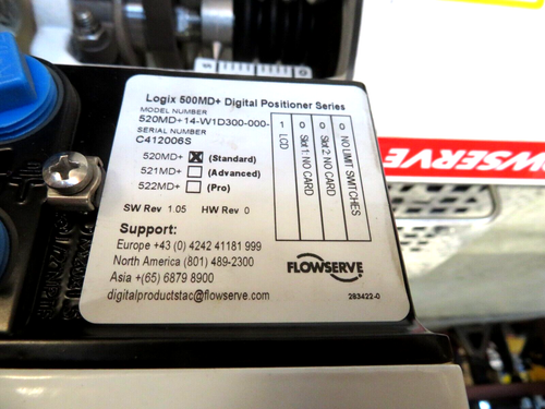 2" Flowserve Valtek MK1 150# WCC Globe Control Valve Logix 520MD ...