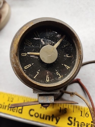 Vintage 1930's Oldsmobile Dash Mounted Clock Automotive Auto Ratrod | eBay